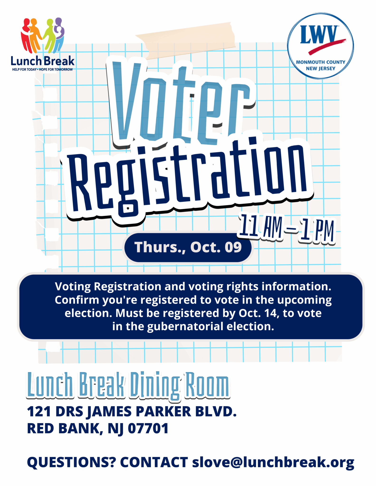 Voter Registration | Lunch Break